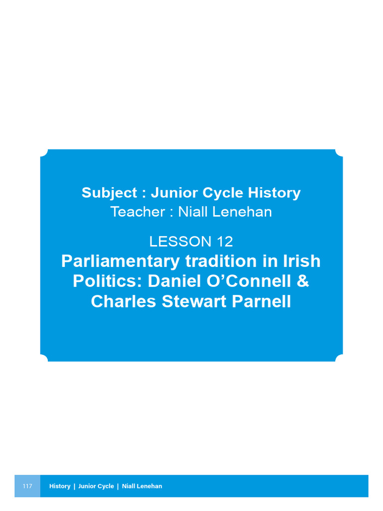 Irish Parliamentary Tradition Explained | PDF | Politics Of Ireland ...