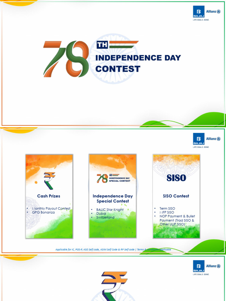 78th Independence Day Contest - Aug'25 | PDF | Economies | Business Law