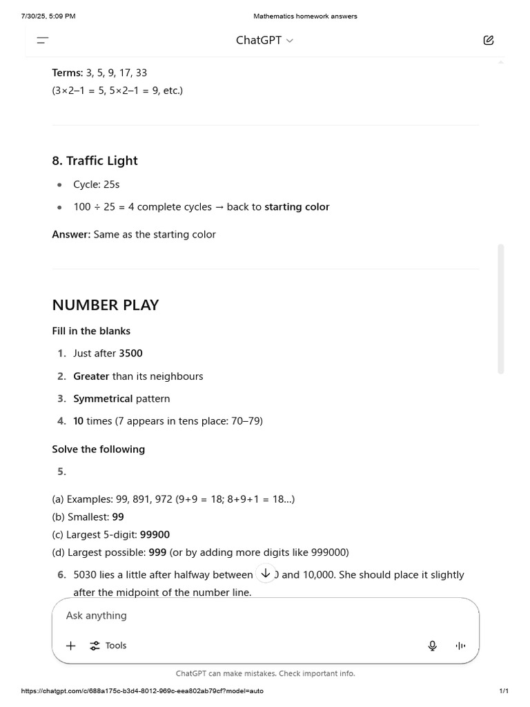 Math Homework Solutions Guide | PDF