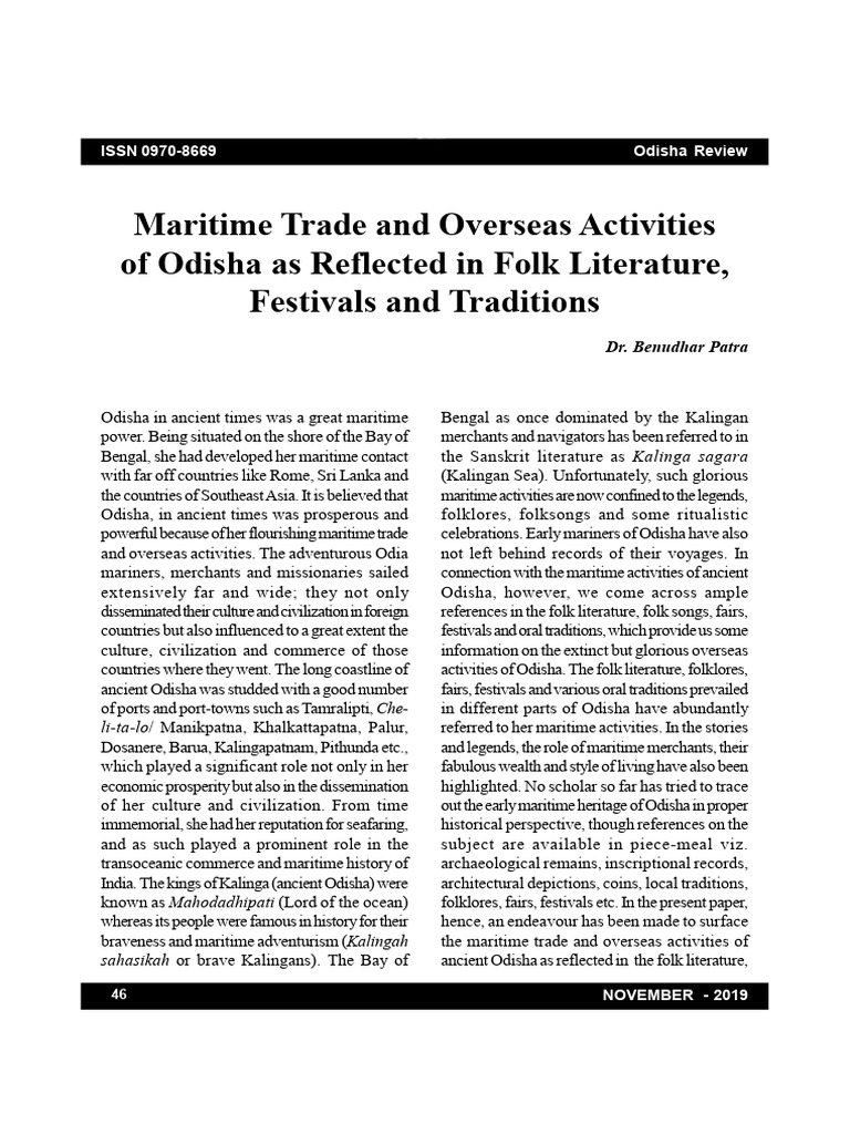 The Past of Kaibarta of Kalinga Utkala Orissa | PDF