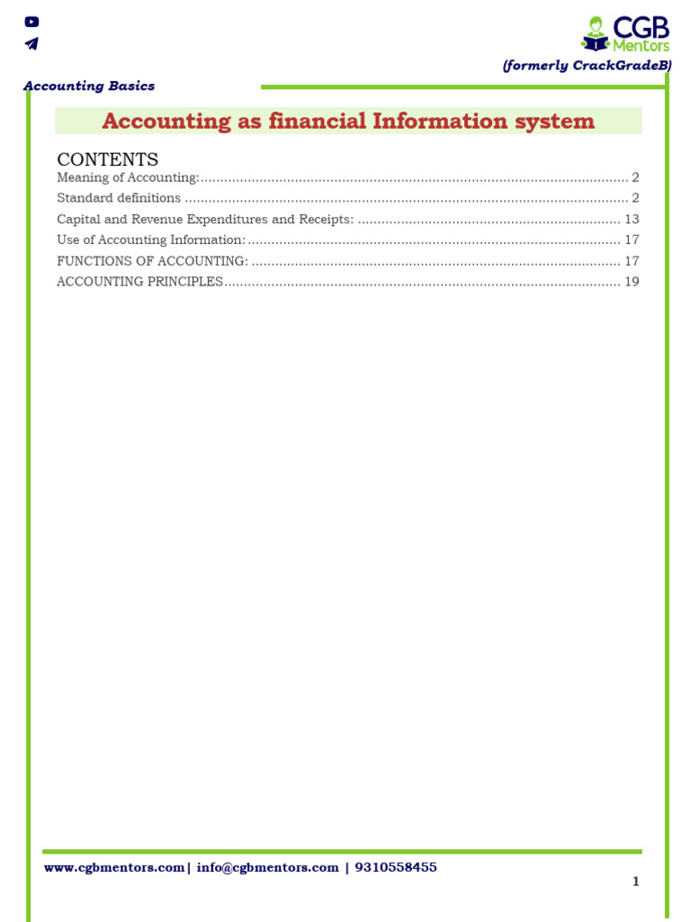 Accounting Basics 1 Lyst1739423878469 | PDF | Expense | Balance Sheet