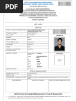 Rectt - Bsf.gov - in Applicant Print-Card Id 4296759 | PDF | Government | National Security