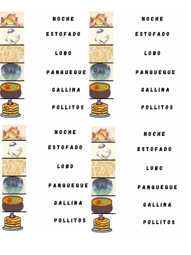 Actividades Estofado Del Lobo | PDF