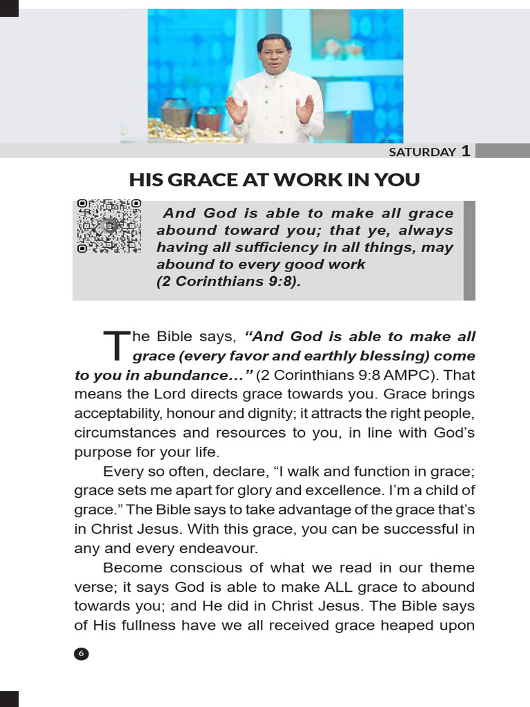 His Grace at Work in You | PDF