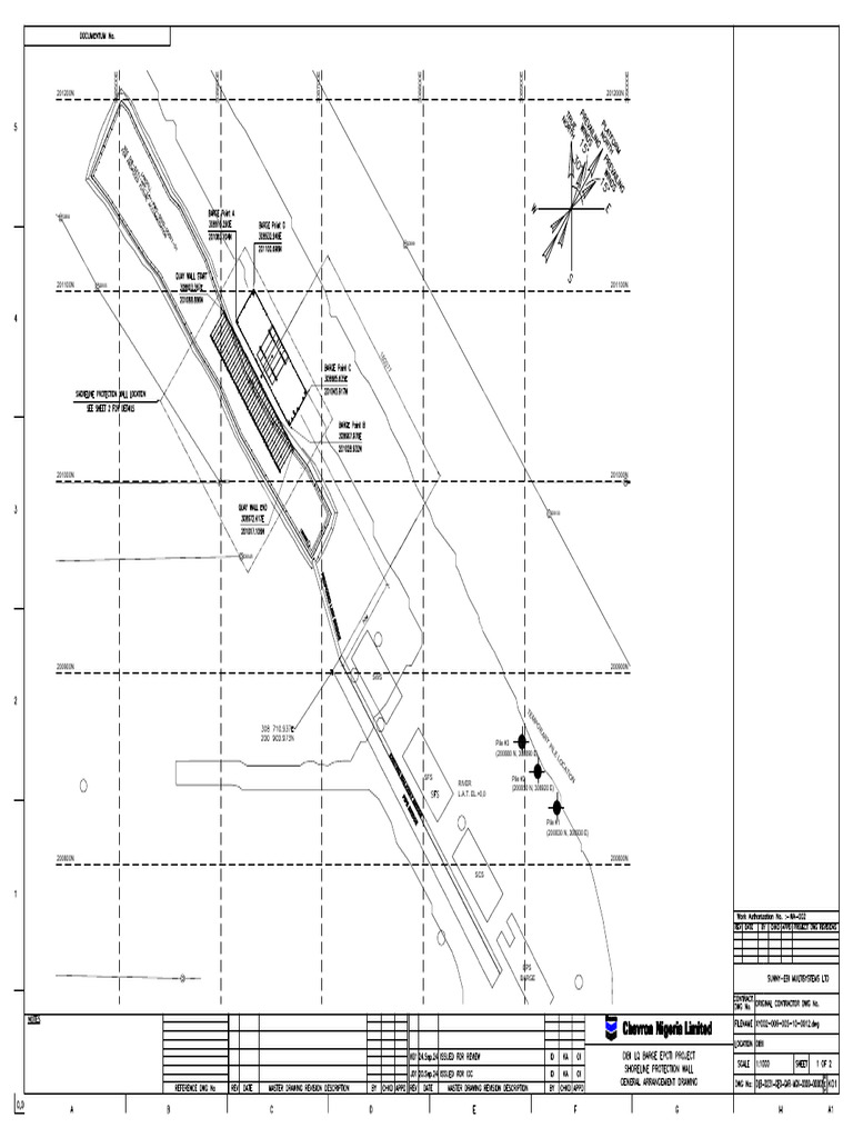 Steel Shoreline Protection Detail Drawing | PDF