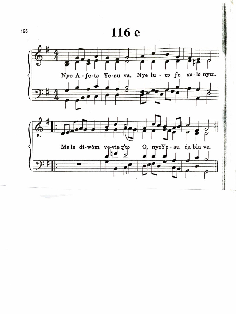 Fe-Ta: Ye A Ye-Su Va, Nye Lu - Oo Fe | PDF