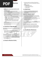 Cie Igcse Businessstudies 0450 v1 Znotes | PDF | Franchising | Employment