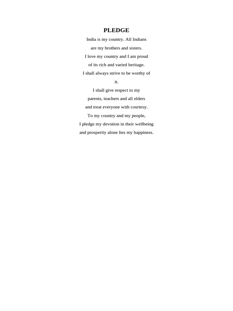 Pledge | PDF