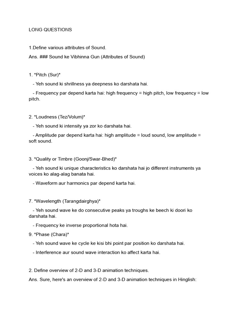 Long Questions | PDF | Data Compression | Video