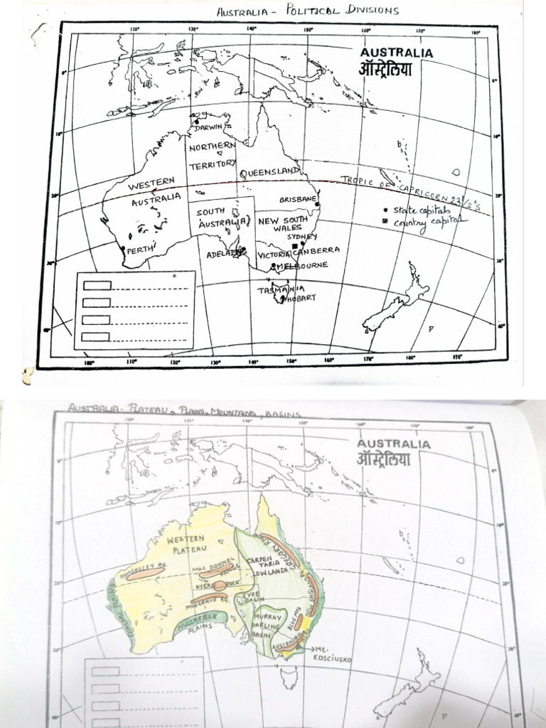 Australia Mapwork | PDF