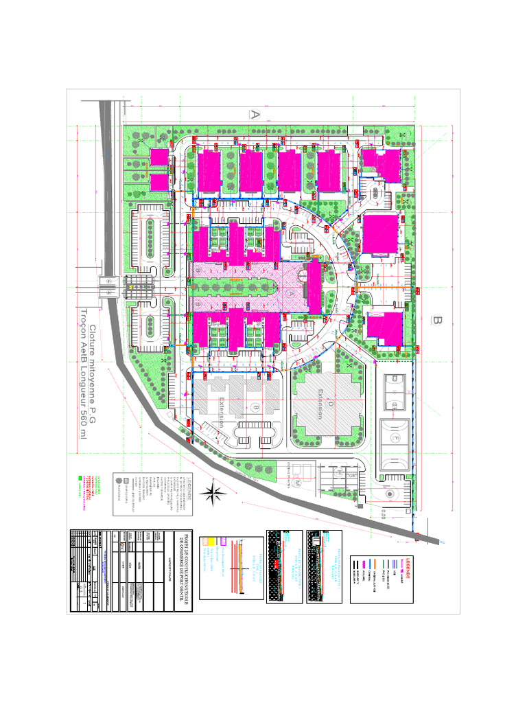 PLAN EXE Voiries Caniveaux Et Niveaux POG AC241 DIFF | PDF