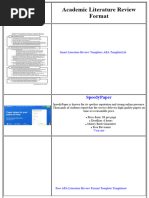 Contoh Literature Review Penelitian | PDF