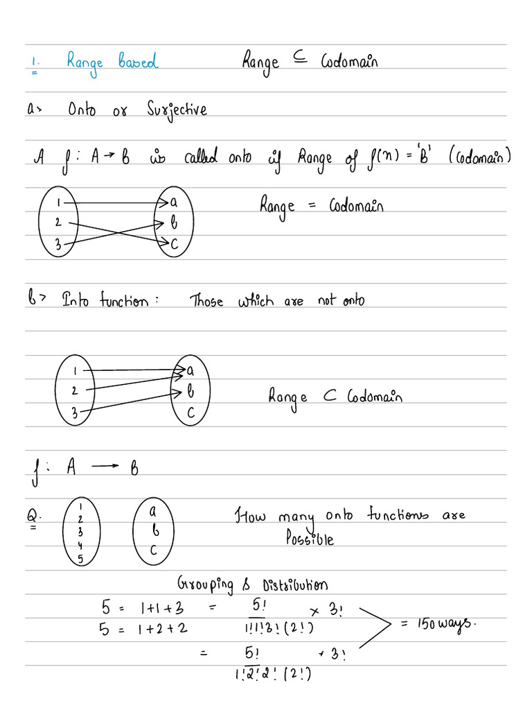 Classification of Functions | PDF
