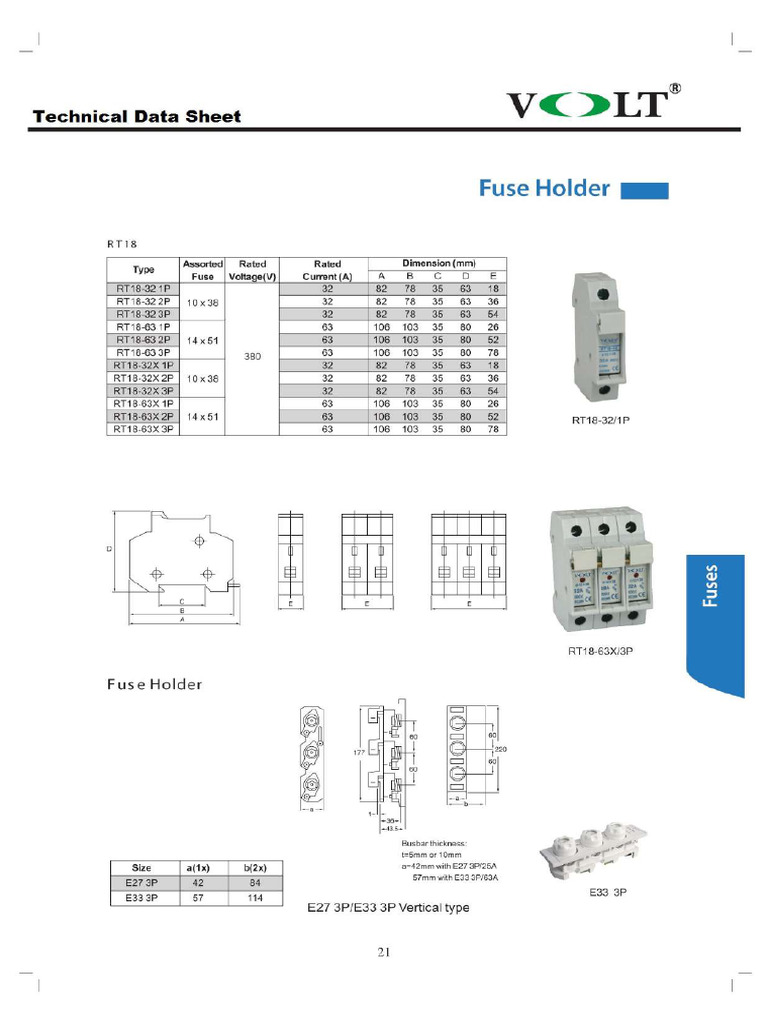 Volt Fuse Holder-Control Circuit | PDF