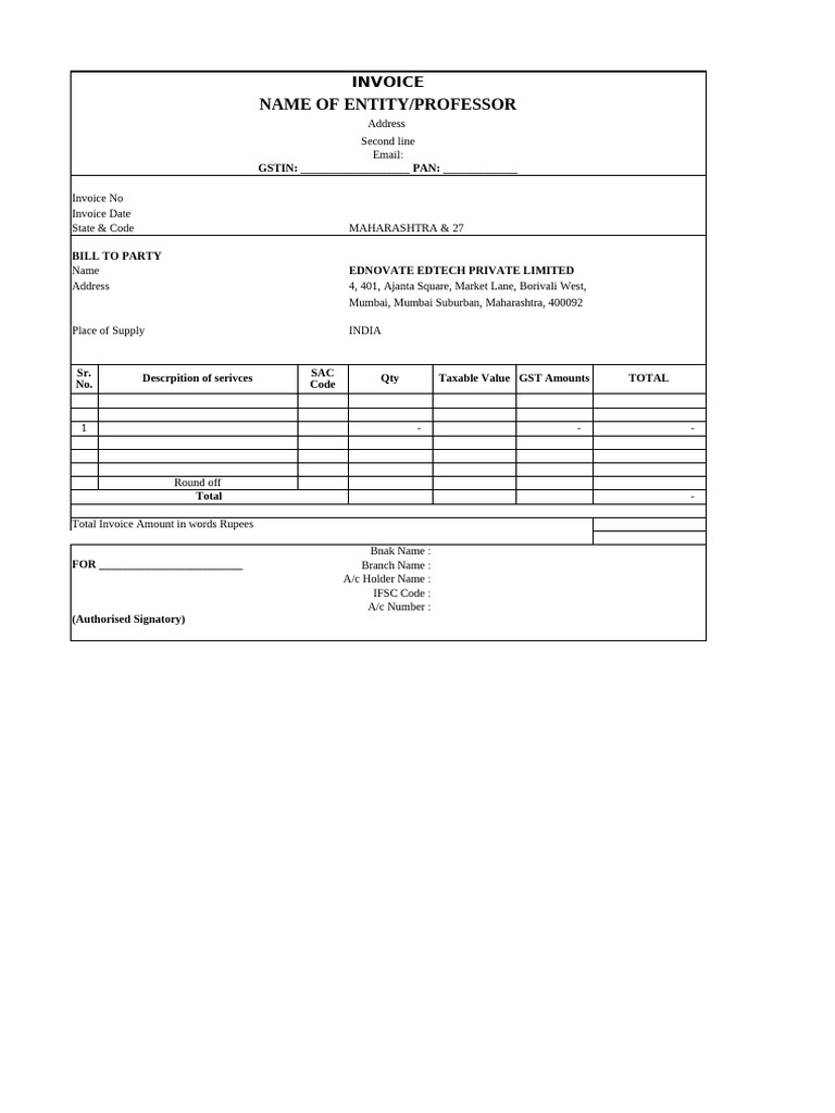 Invoice Proforma - New-2 | PDF