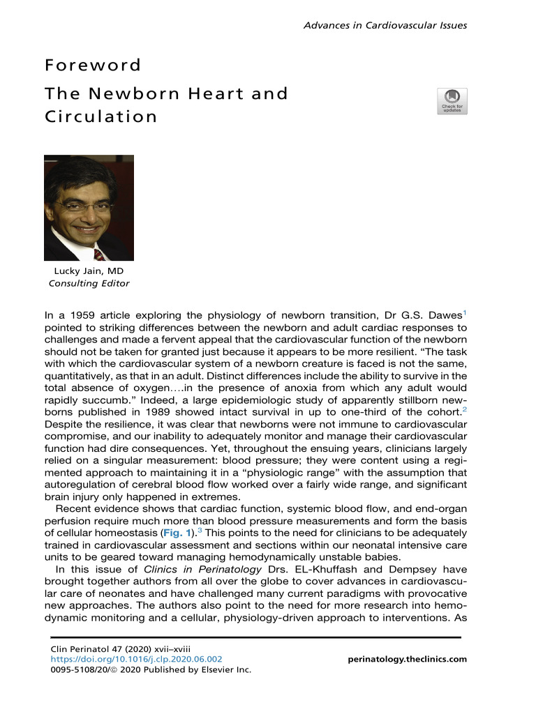 The Newborn Heart and Circulation 2020 CLP | PDF | Circulatory System ...