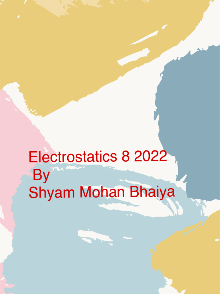 Electrostatics Concepts for Class 8 | PDF | Physical Chemistry | Physics
