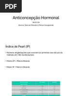 Perola Bula Paciente | PDF | Pílula anticoncepcional | Gravidez