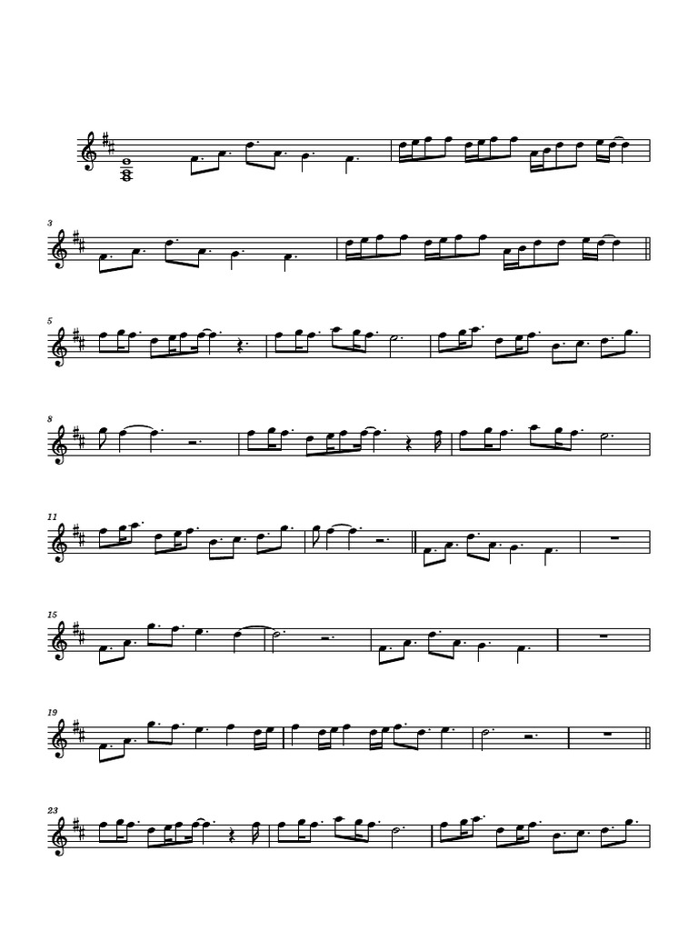 Tu Es Poderoso Sax Alto 2 | PDF