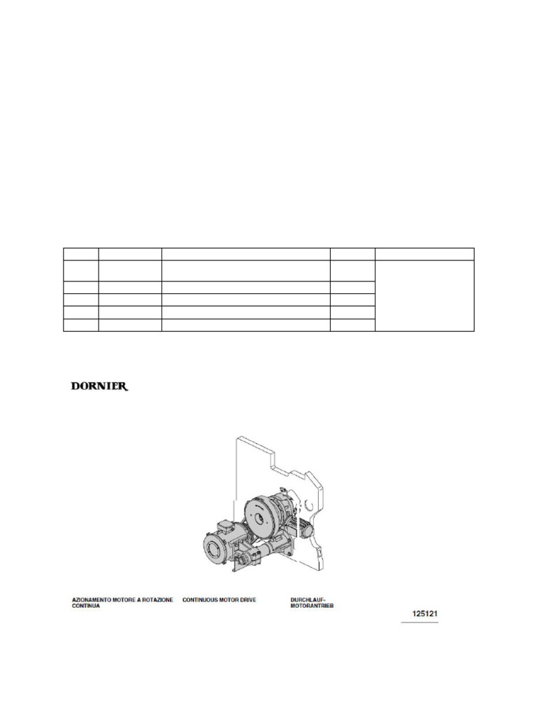 Dornier Air Jet Clutch Parts List | PDF