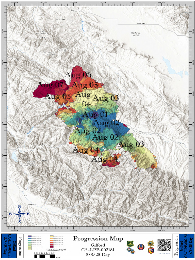 Gifford Fire Progression Map | PDF