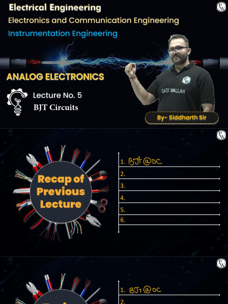 BJT Circuits 05 - Class Notes | PDF