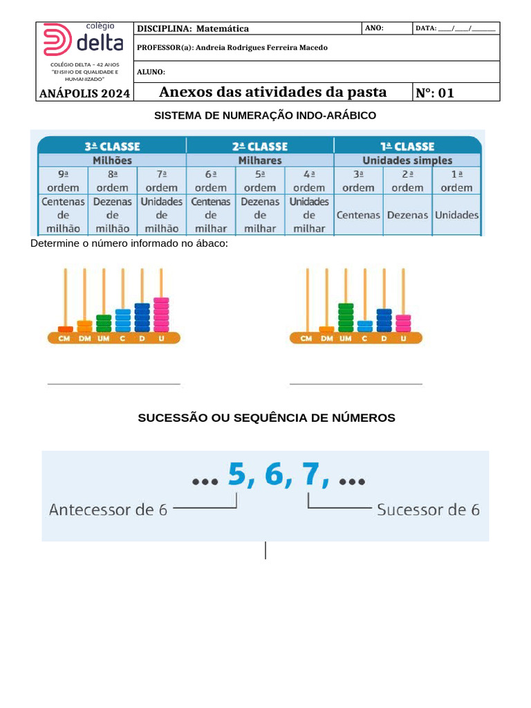 ANEXO DE MATEMATICA 4° | PDF