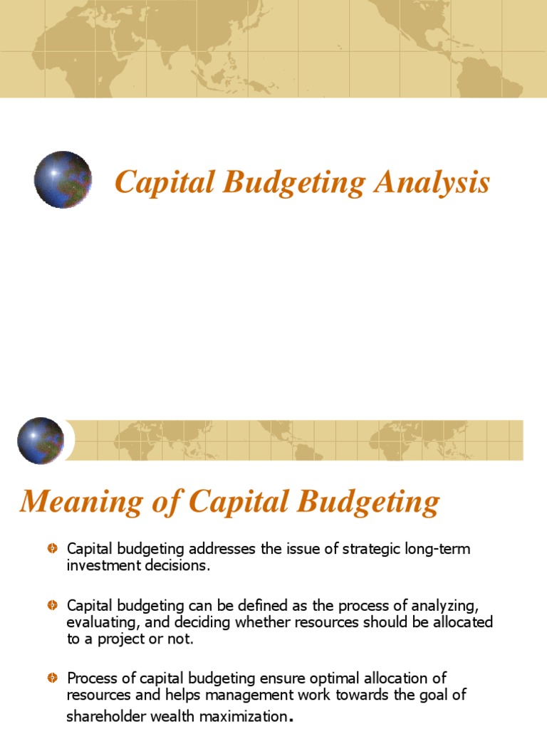 Capital Budgeting 1 | PDF | Capital Budgeting | Profit (Accounting)