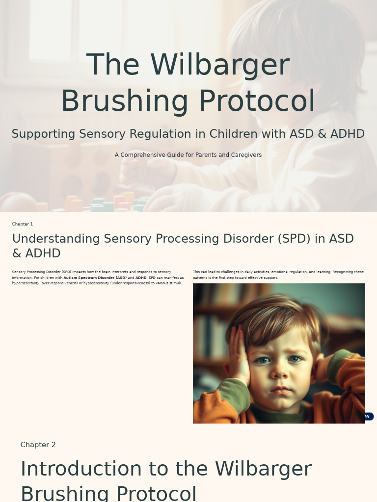 Wilbarger Brushing Protocol Guide | PDF | Sensory Processing Disorder ...