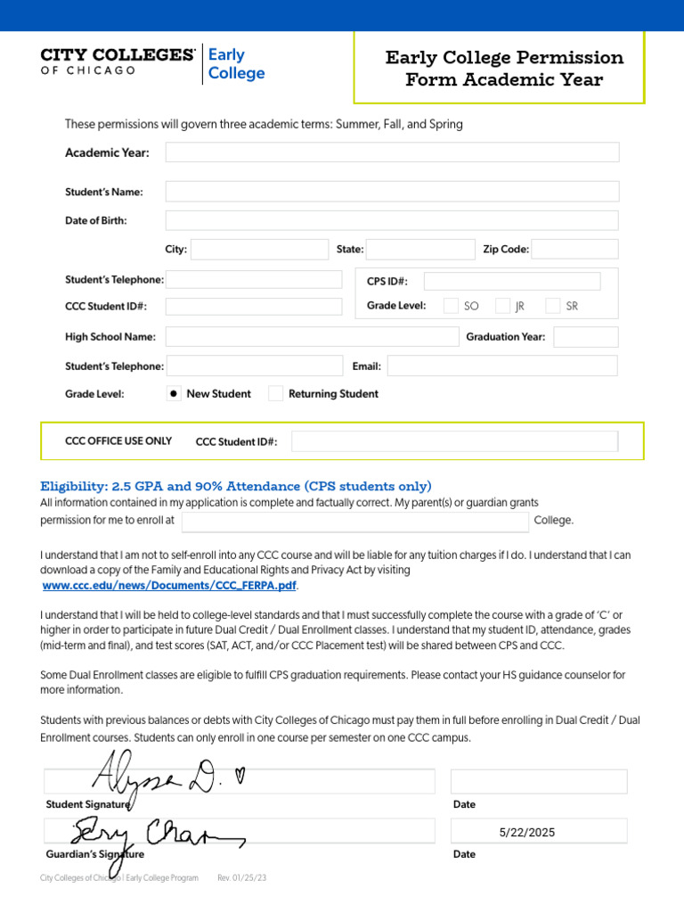 Kami Export NEW EC Form 3 Academic Year | PDF | Academia | Schools