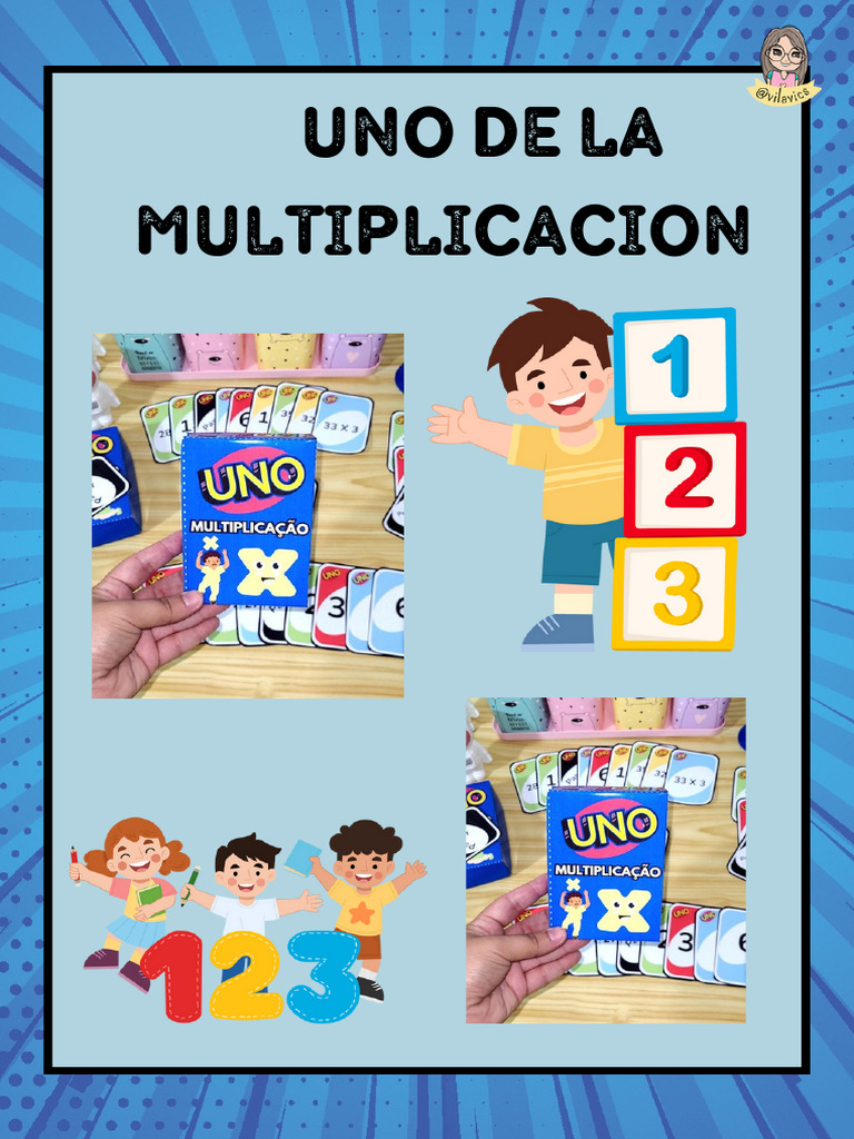 Juego del Uno: Multiplicaciones Divertidas | PDF