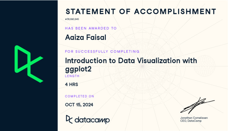 Introduction To Data Visualization With Ggplot2 | PDF