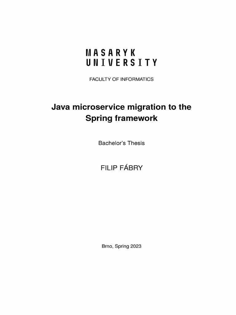 Spring Boot Migration of Java Microservise Archive | PDF | Class ...