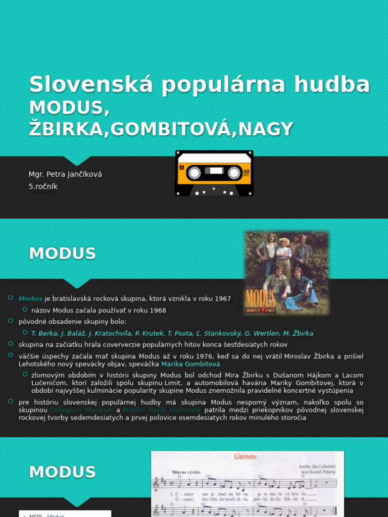 Slovenská Populárna Hudba 20.storočia | PDF