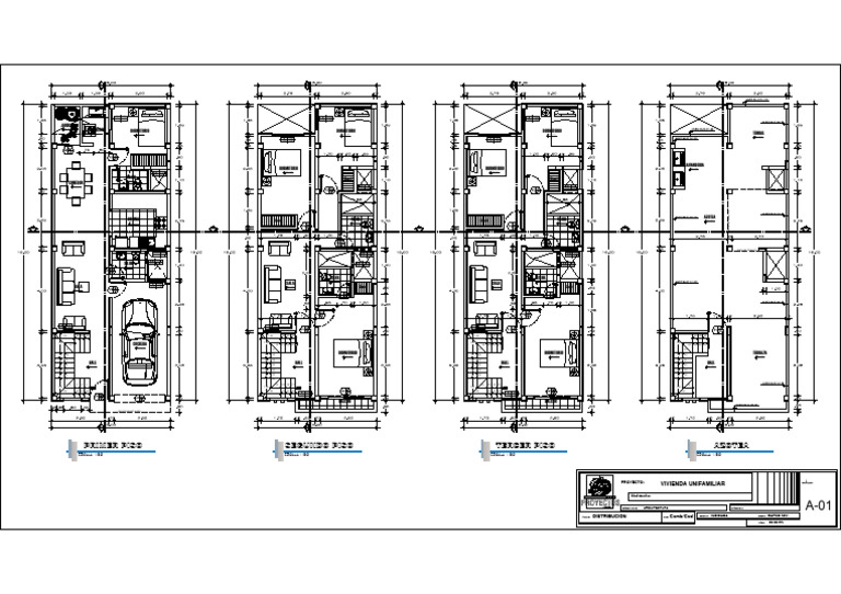 Planos de Casa 6x15 Multifamiliar | PDF
