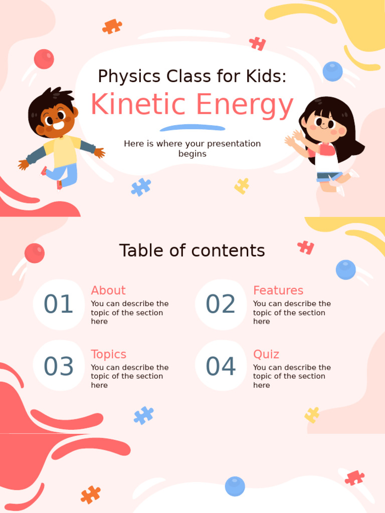 Physics Class For Kids - Kinetic Energy X | PDF | Planets | Saturn