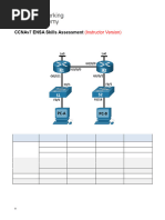 CCNA 2 SRWE Practice Assessment Answers | PDF | Computer Network | Router (Computing)