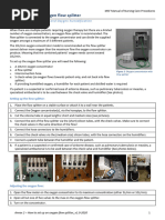 Administering Oxygen with Briggs T-Piece | PDF | Oxygen | Aerosol