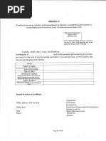 PAN Card Verification Certificate Form | PDF | Document | Authentication