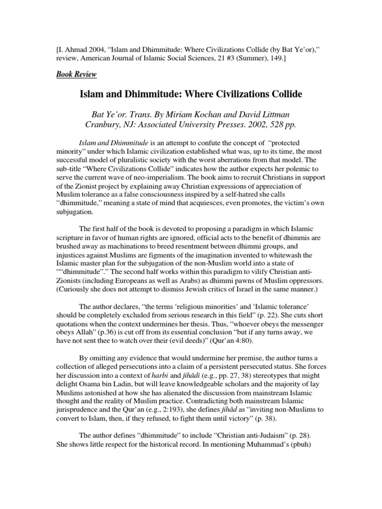 Dhimmitude | PDF