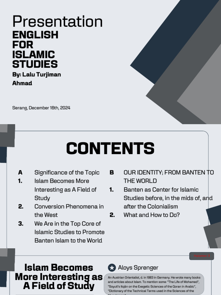 Banten's Role in Global Islamic Studies | PDF | Sheikh | Mosque