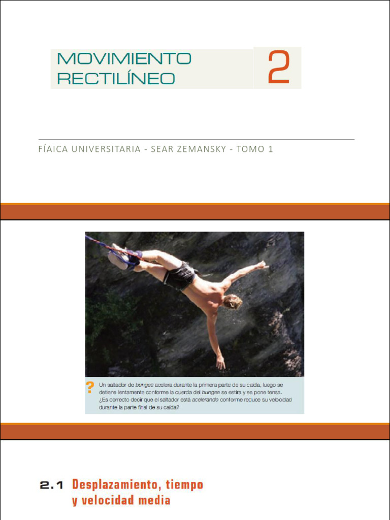 02 - CINEMATICA Física II MRu MRUV Caida Libre | PDF