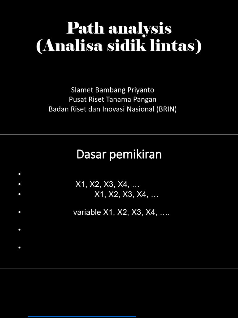 Tutorial Path Analysis | PDF