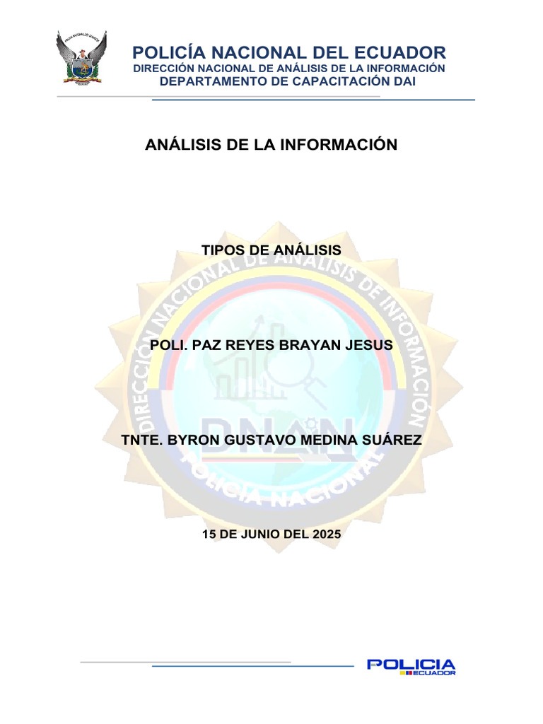 TAREA 2 Análisis de La Información - Poli. Paz Brayan | PDF