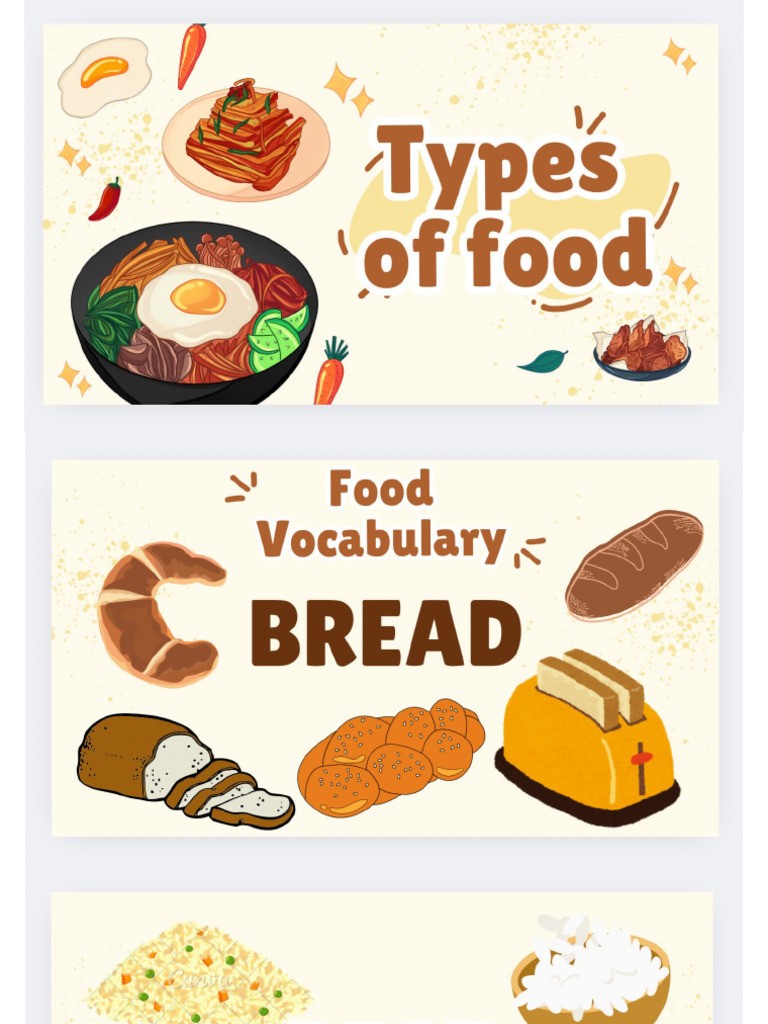 Types of Food | PDF