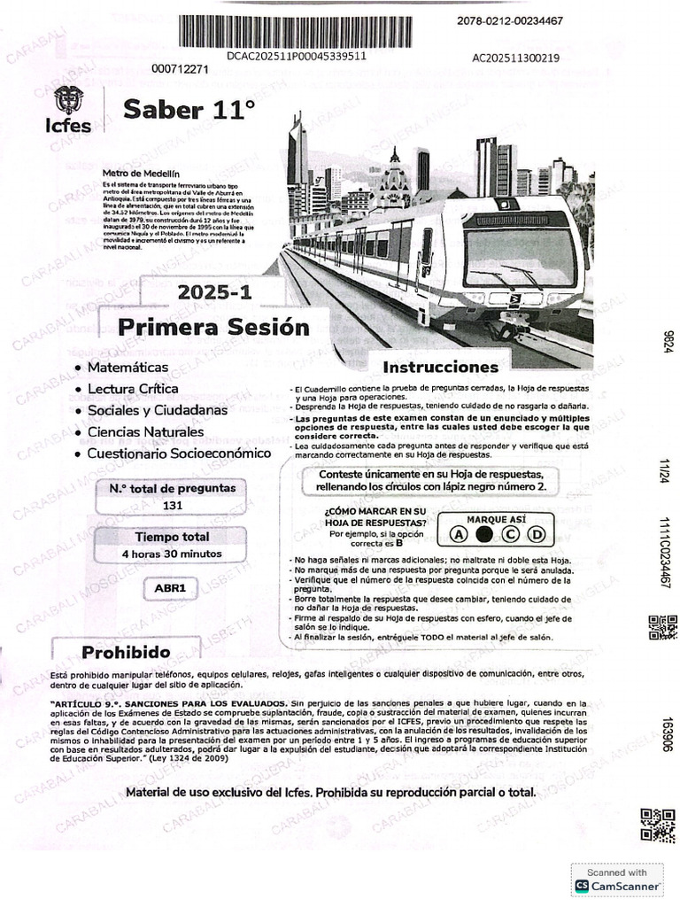 Icfes 2025-1 S1 | PDF