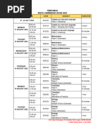 Updated CSEC Timetable 2025 | PDF