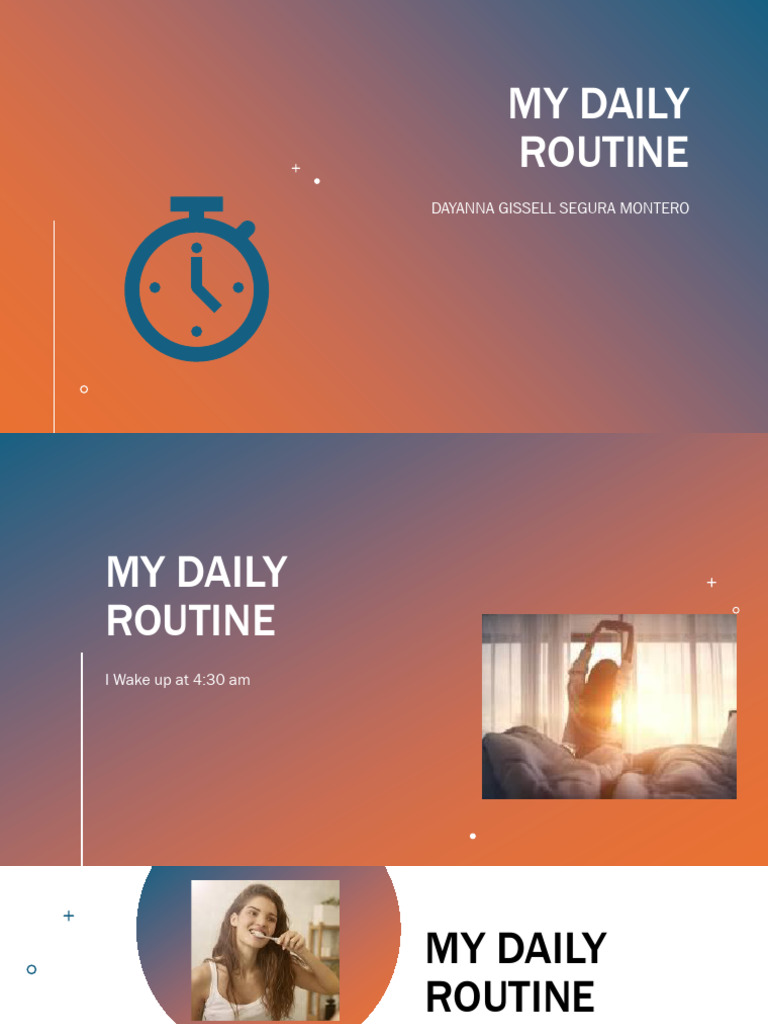 My Daily Routine: A Day in My Life | PDF