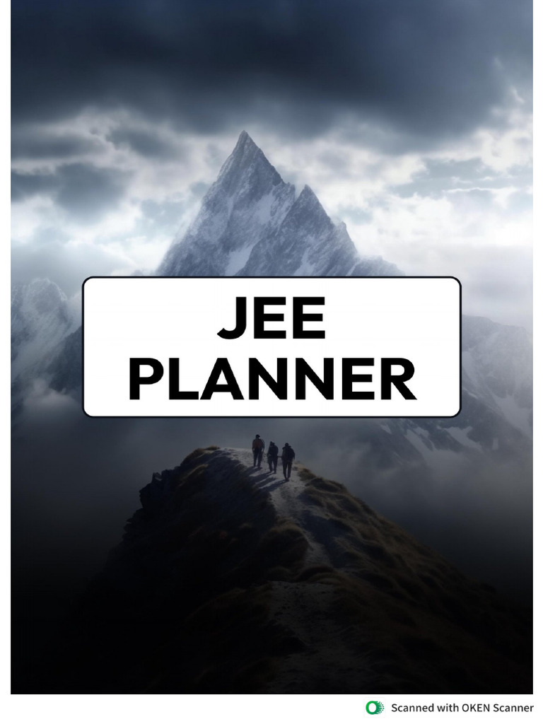 Jee Planner | PDF