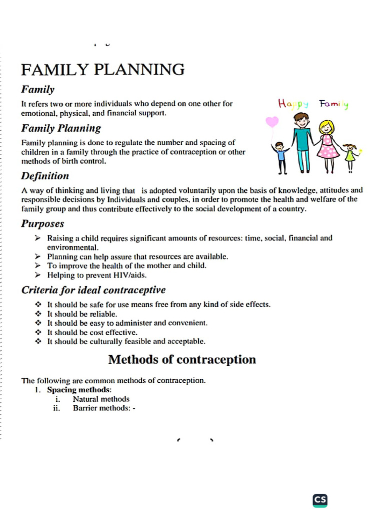 Family Planning | PDF